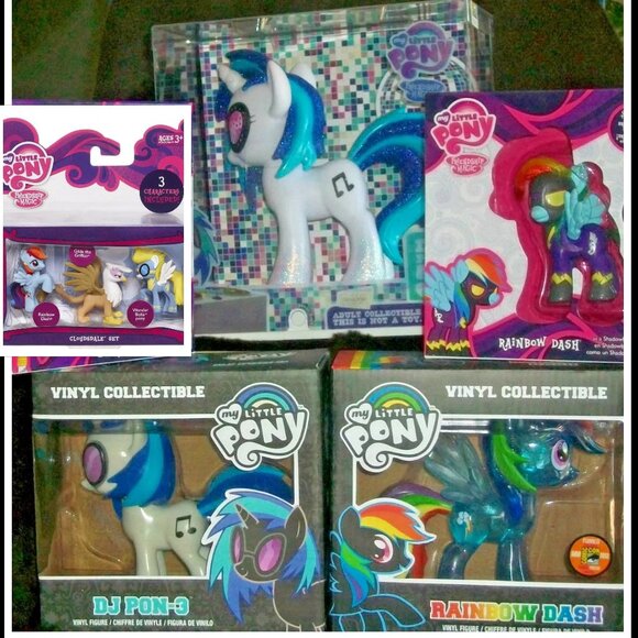 Toys | Rare 5sdcc 213 Hasbro My Little Pony Dj Ponrainbow Dash Funko ...